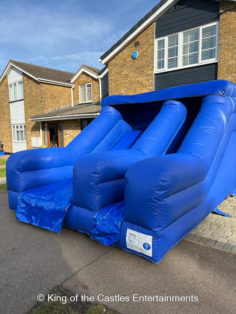 6ft blue slide - Bouncy Castle Hire, Rodeo Bull hire, Slush puppie Hire ...