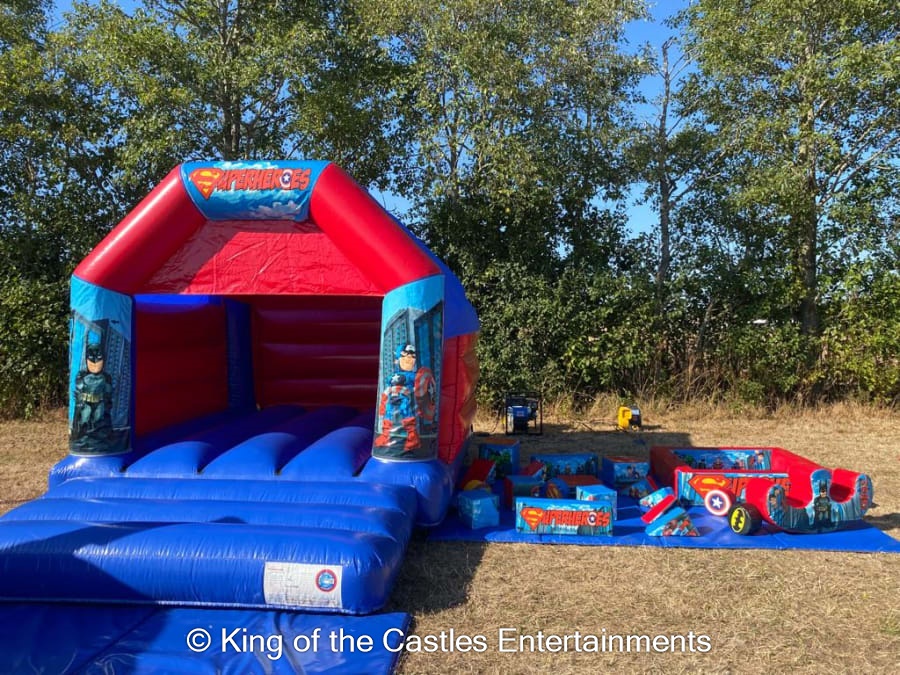 Superhero cast & Soft play package - Bouncy Castle Hire, Rodeo Bull ...
